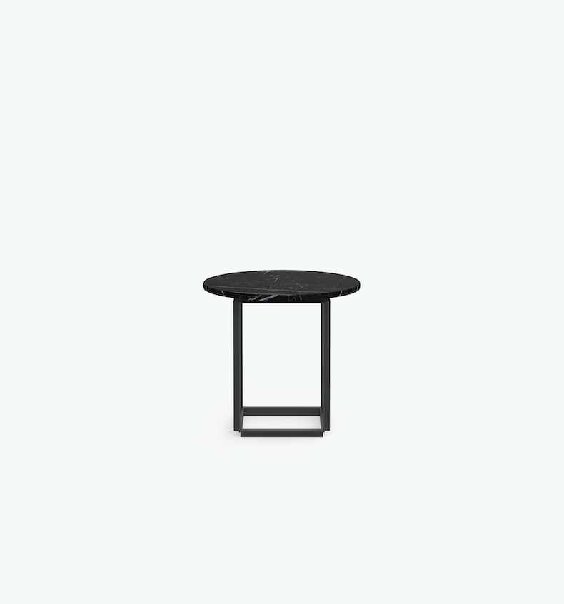 Florence Side Table - Black Marble